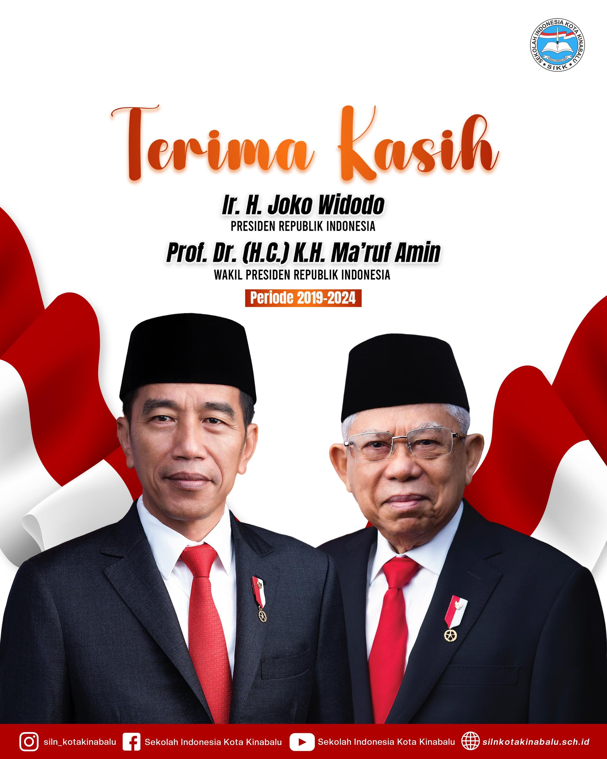 "Terima Kasih Atas Pengabdiannya, Ir.H. Joko Widodo dan Prof.Dr.(H.C ...